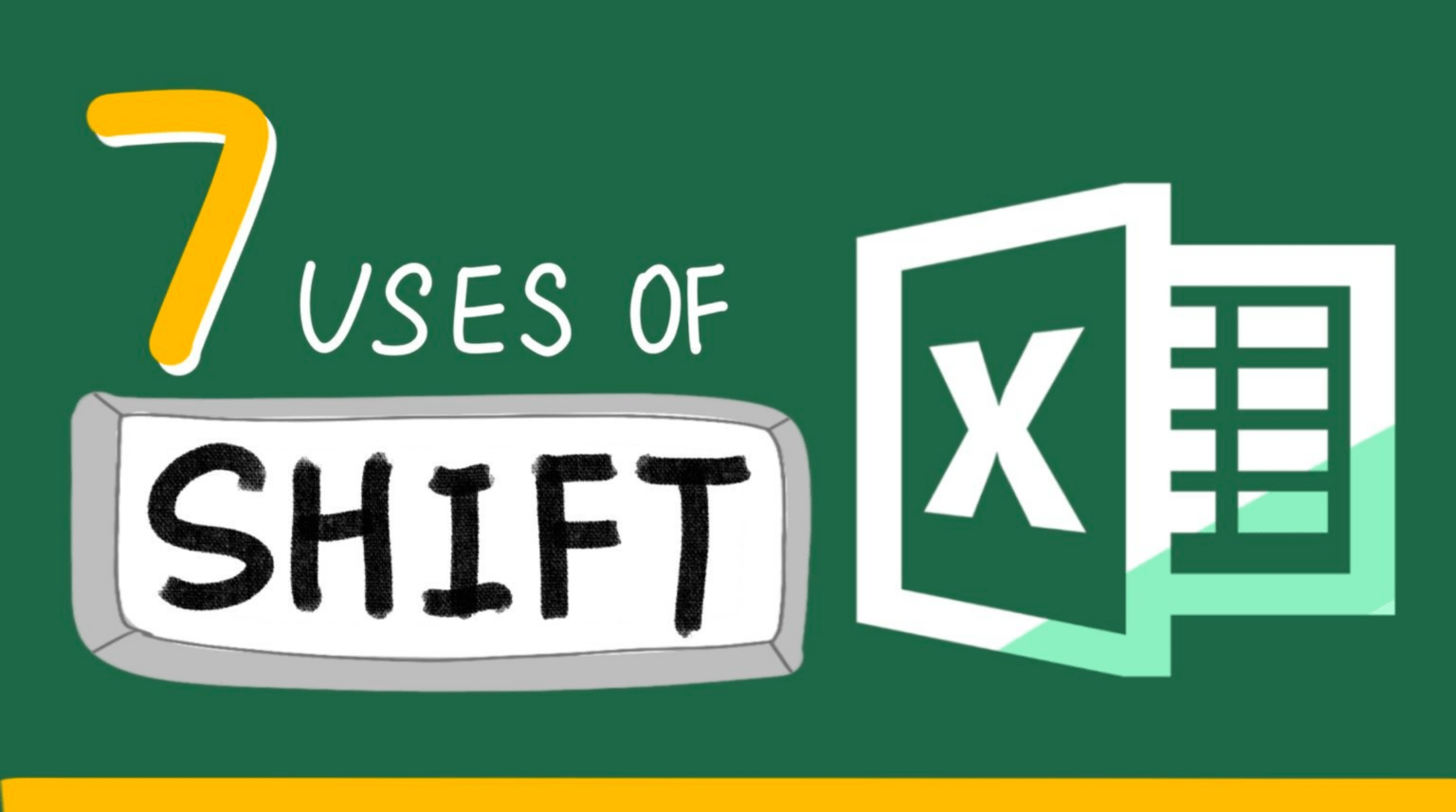 7 uses of SHIFT key in Excel blows your mind | Dollar Excel