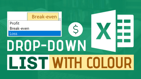 How to Create Drop Down List with Color (Excel) | Dollar Excel