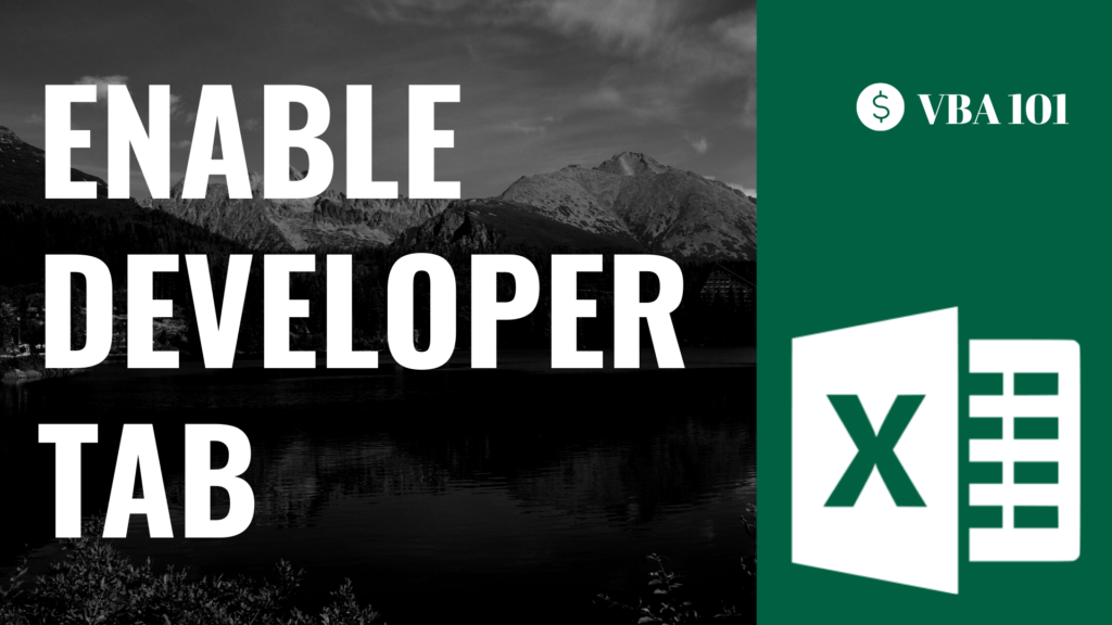 How to Enable Developer tab in Excel? | Dollar Excel