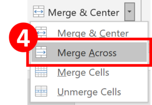 How to Merge Cells Across Multiple Rows/Columns |Dollar Excel