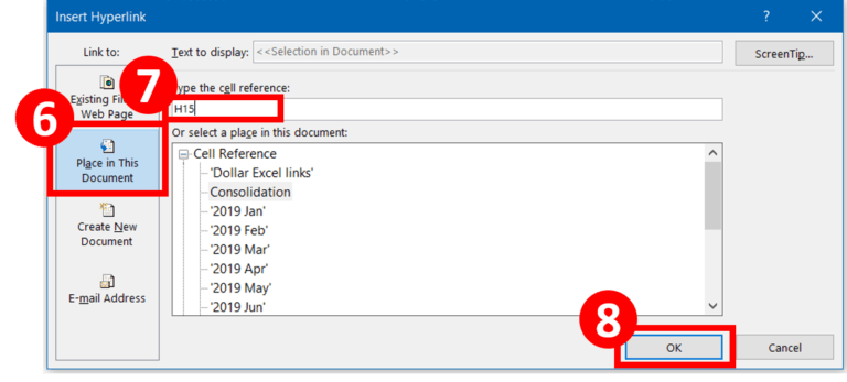 How To Create Jump To Cell Button In Excel Dollar Excel