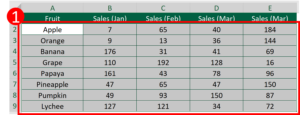 How to highlight current row and column in Excel?