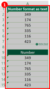 6 Ways To Converting Text To Number Quickly In Excel | Dollar Excel