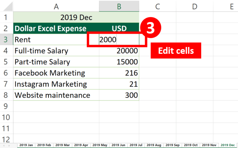 Edit The Same Cell In Multiple Excel Sheets (hack) | Dollar Excel