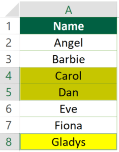How to Select Cells with Colour (3 ways + VBA) | Dollar Excel