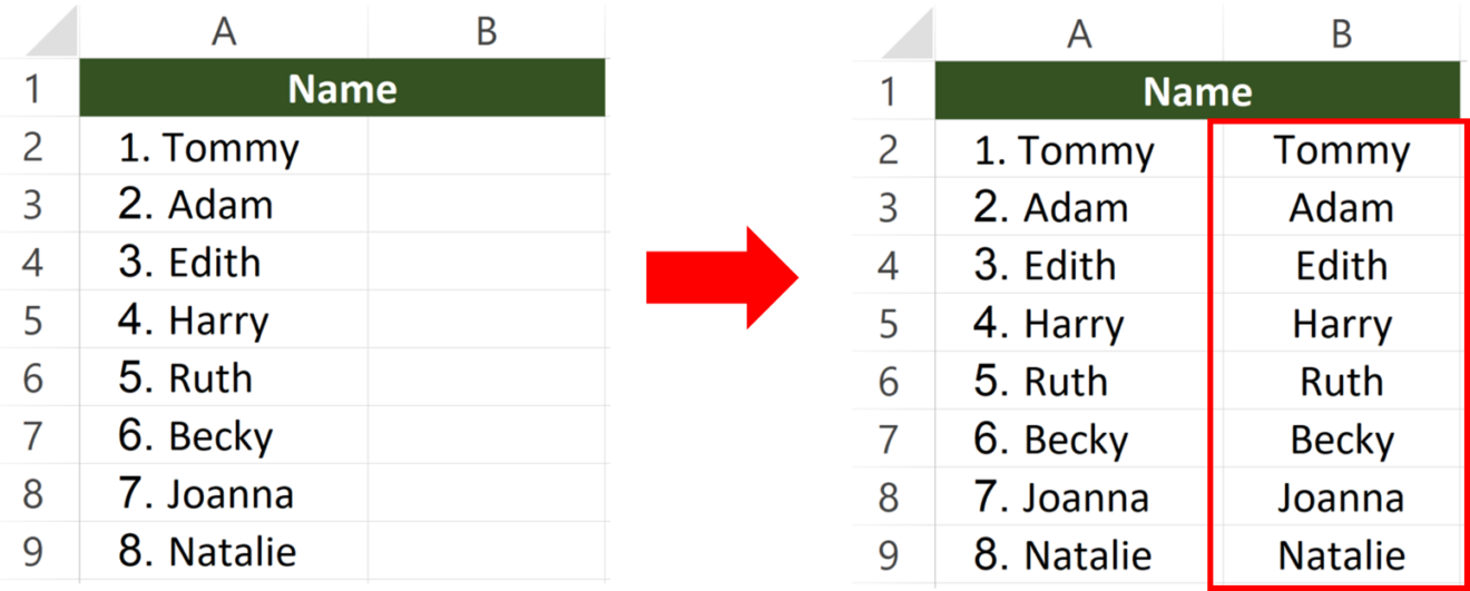 How to Remove Bullets/Numberings in Excel | Dollar Excel