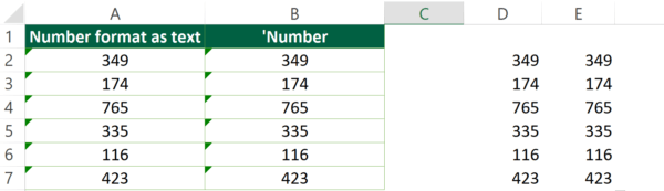 6 Ways To Converting Text To Number Quickly In Excel | Dollar Excel