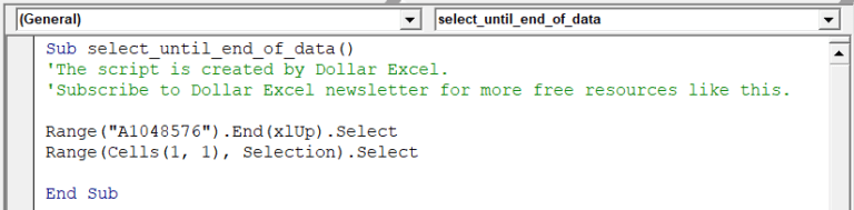 excel-select-columns-rows-to-end-of-data-4-ways-dollar-excel